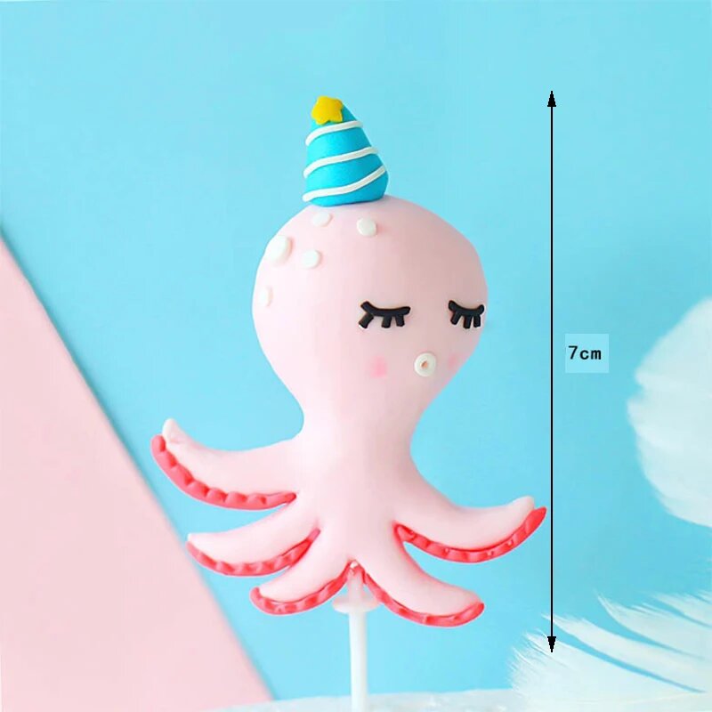 Топпер для торта "Русалка" hat octopus