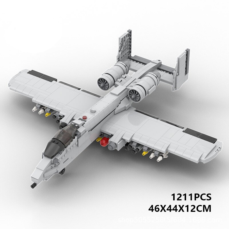 MOC-12091 A-10 Thunder II Ударный самолет из серии Tech Space — популярный и совместимый набор строительных блоков