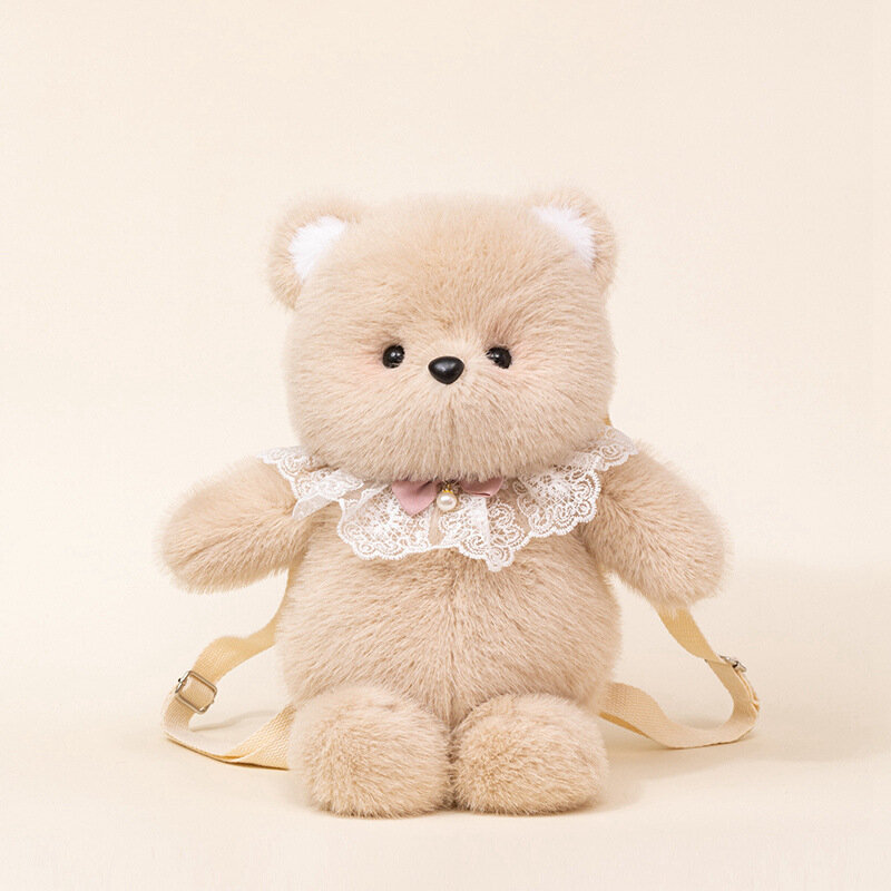 Рюкзак Duoduo Cat Can Run, маленькая овечка, плюшевая игрушка, пчела, медведь, плюшевая игрушка, бегущая игрушка с тремя цветами, подарок