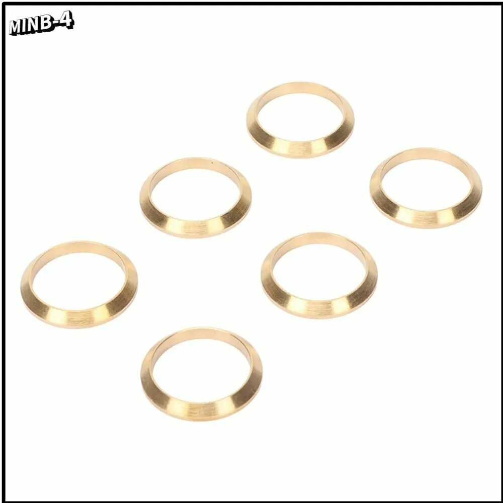 Декоративные медные кольца для Nixie, 6 шт, устойчивые для часов IN-14