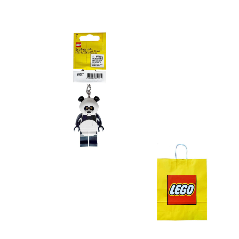 Конструктор унисекс LEGO Фигурка Панда Светящаяся брелок, Bear Man Light-Up Keychain