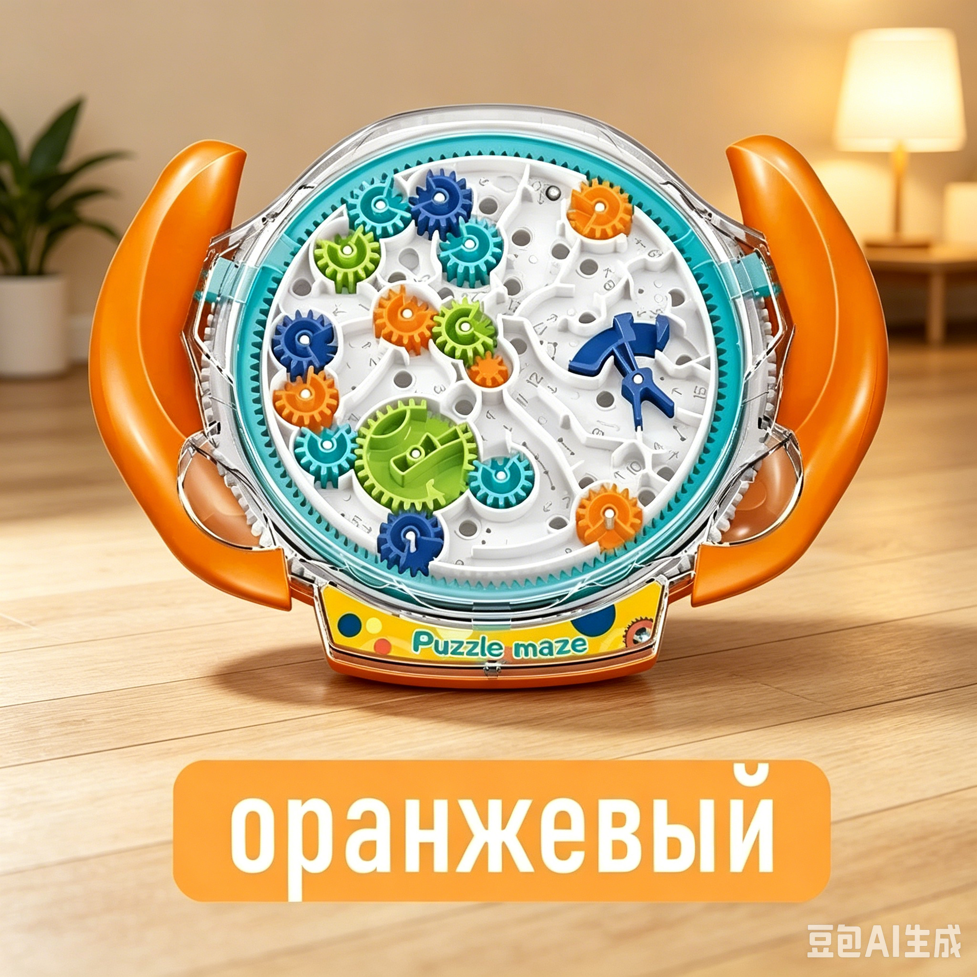 Игрушка-головоломка 3D лабиринт, с шестеренками, для детей от 6 лет