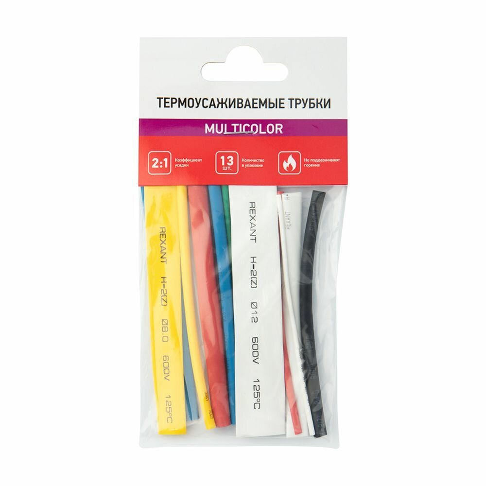 Трубки термоусадочные компл. 13 шт. REXANT N3 авто 29-0103 Max Вт REXANT 29-0103