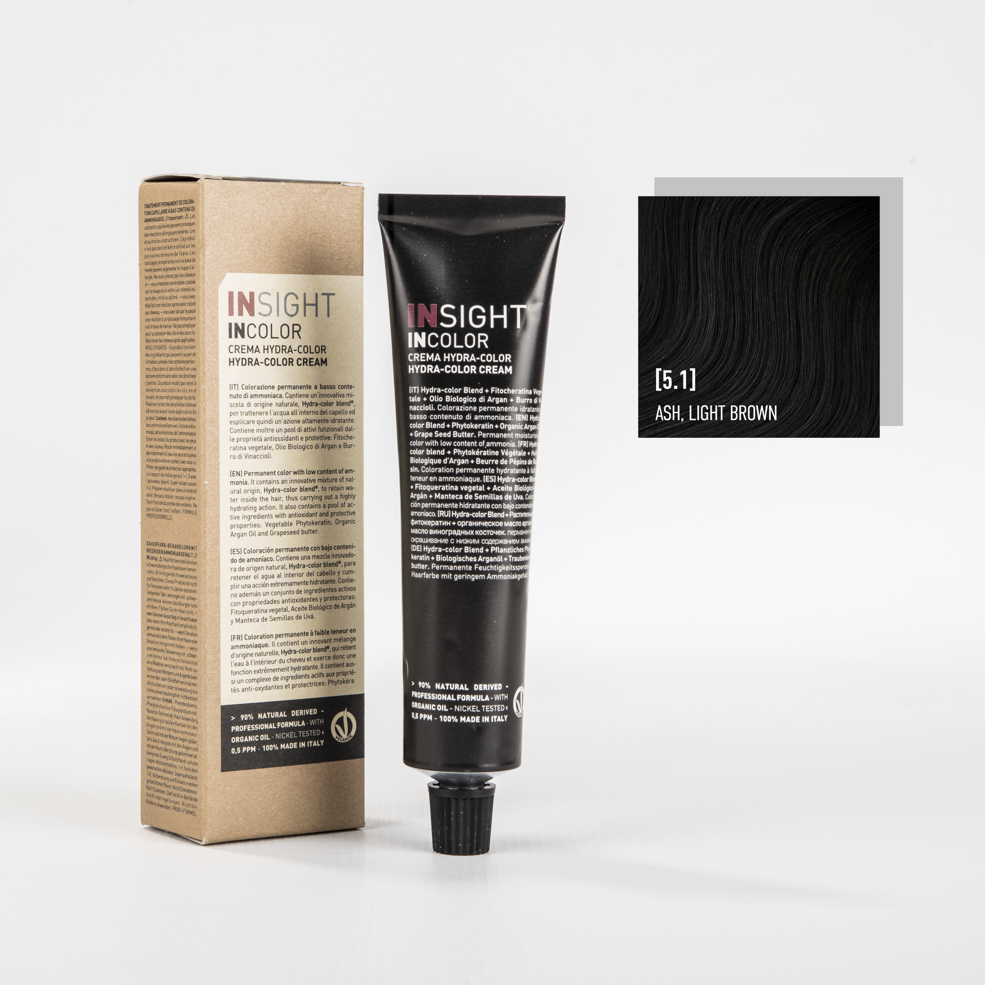 5.1 пепельный светло-коричневый, ASH LIGHT BROWN (100 мл)