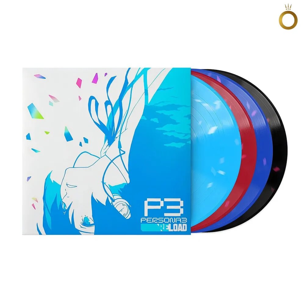 Виниловая пластинка Atlus Sound Team - Persona 3 Reload Orig**al Soundtrack 4 x Vinyl, LP, Light Blue, Blue, Red, Black Holographic Broken Glass