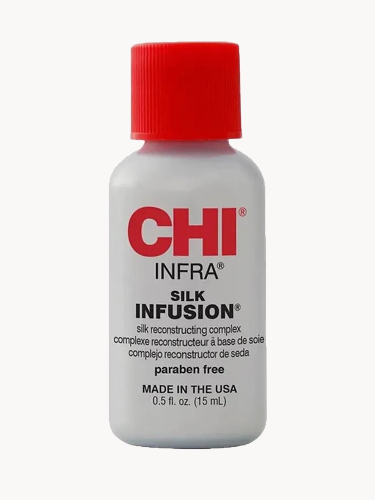 Жидкий шелк CHI Infra Silk Infusion гель восстанавливающий "Шелковая Инфузия", для всех типов волос, 15 мл
