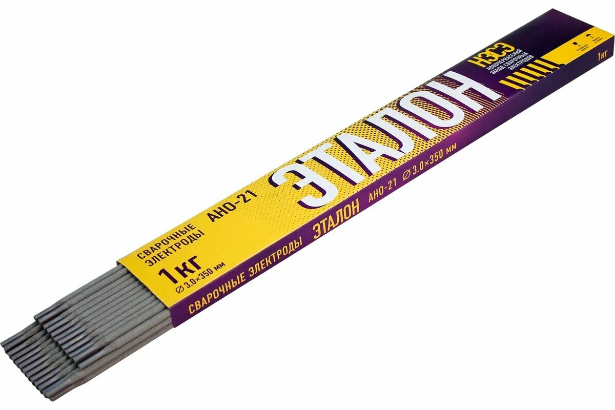ООО нзсэ Электроды сварочные АНО-21 3 мм, 1 кг, картон, 7930095130555