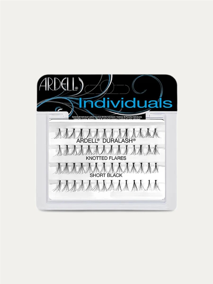 Пучки ресниц Ardell, короткие, черные, узелковые, искусственные