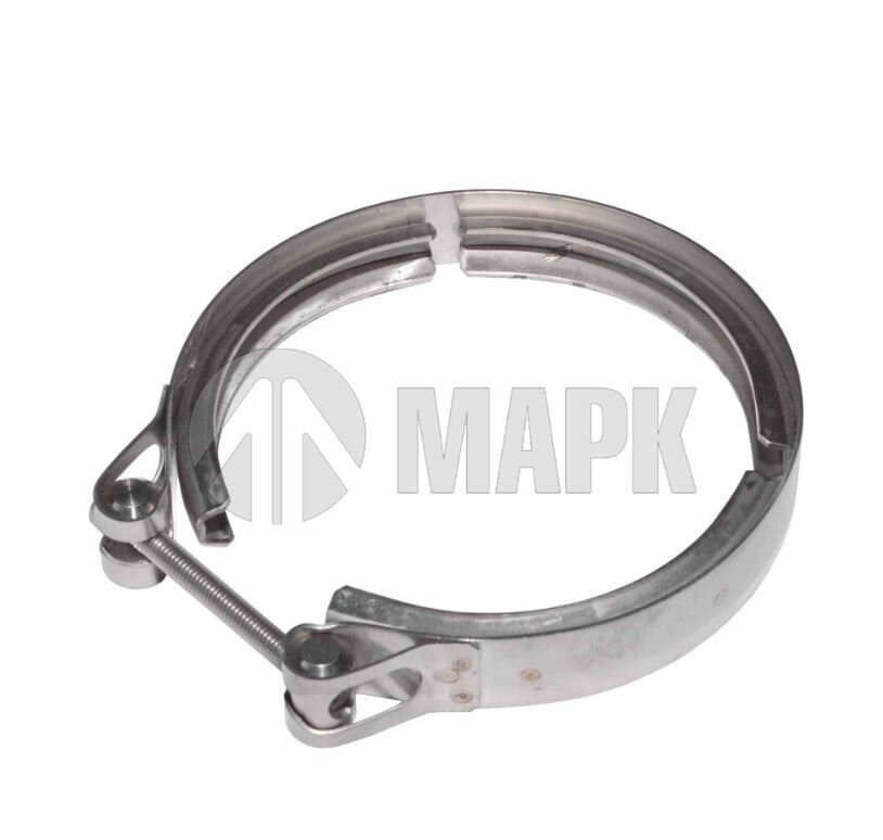 Хомут ленточный V-образный (108 мм.) на турбокомпрессор Полюс