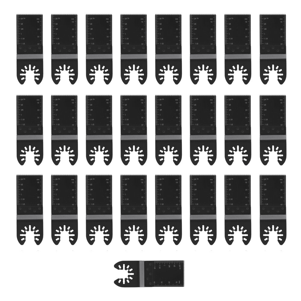 25 шт, осциллирующий многофункциональный набор режущих пил HCS, набор прецизионных режущих инструментов, многофункциональные режущие лезвия для дерева и металла
