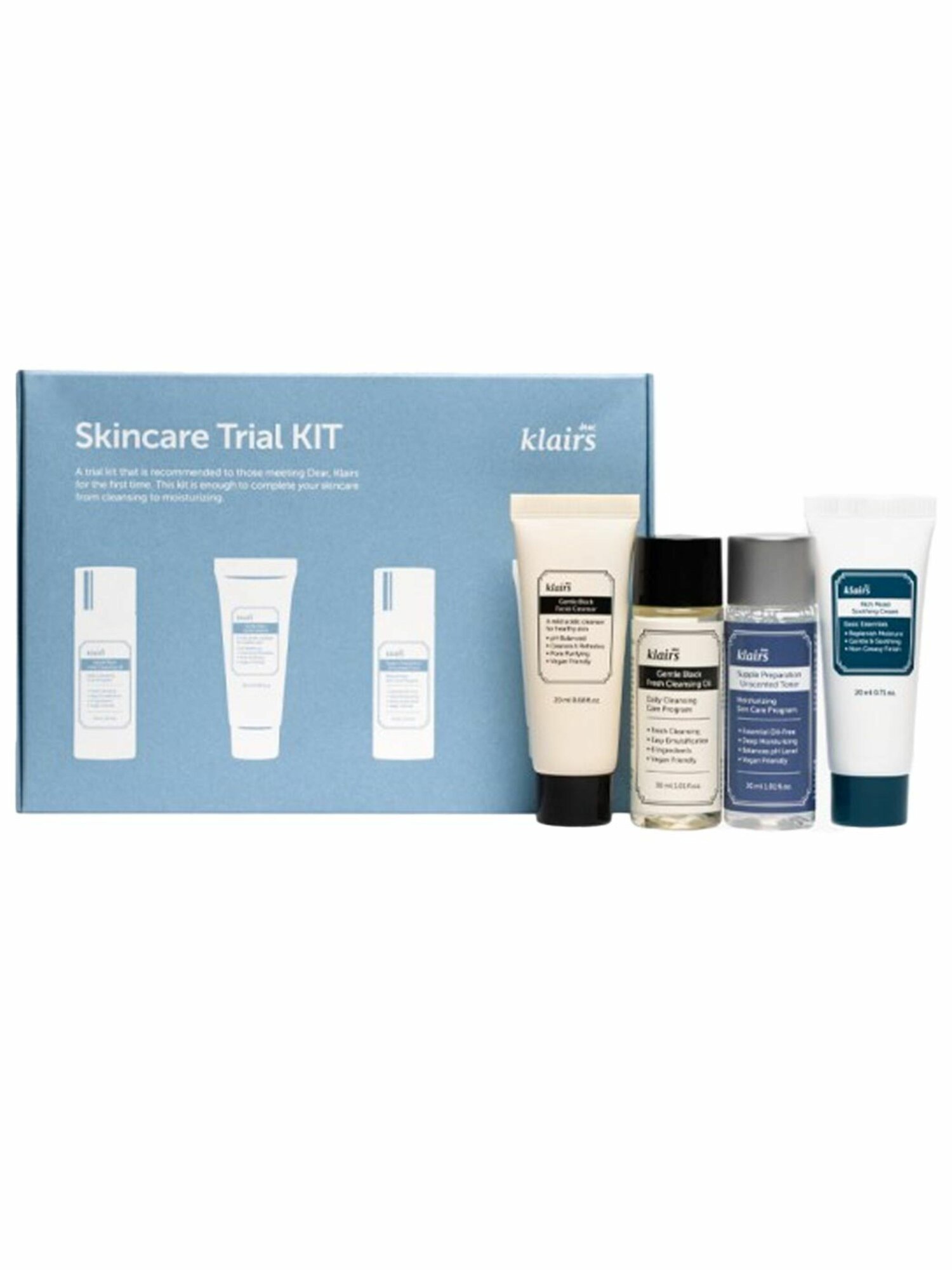 DEAR, KLAIRS Набор для ухода за кожей Skincare Trial Kit