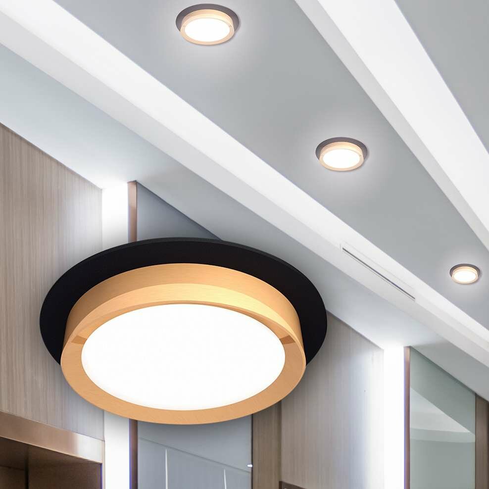 Светильник встраиваемый (спот) De Fran FT 9116 GX53 15Вт IP20 черный+золото, бета