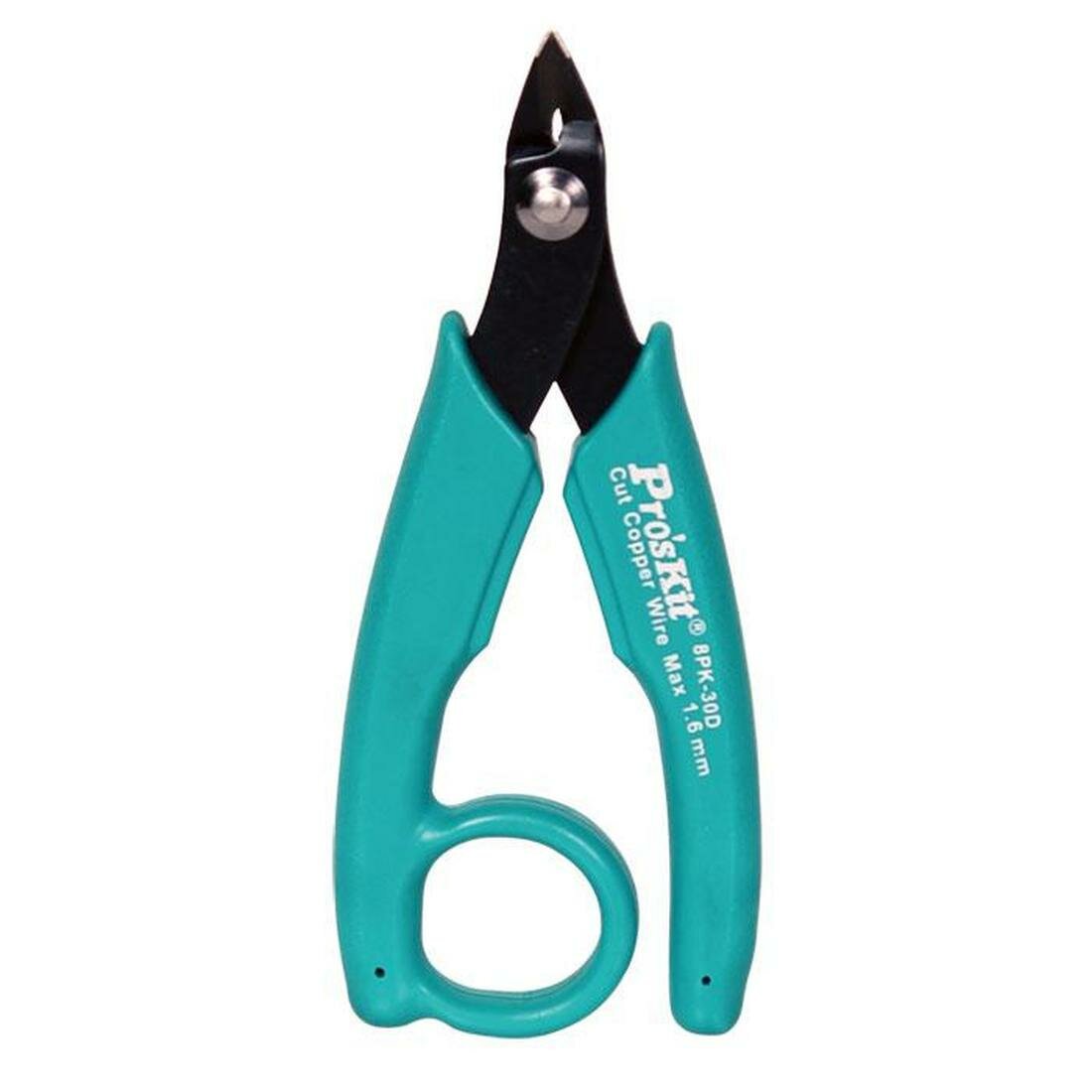 Кусачки Pro'sKit 8PK-30D, длина 125 мм, диагональный рез, цвет зеленый