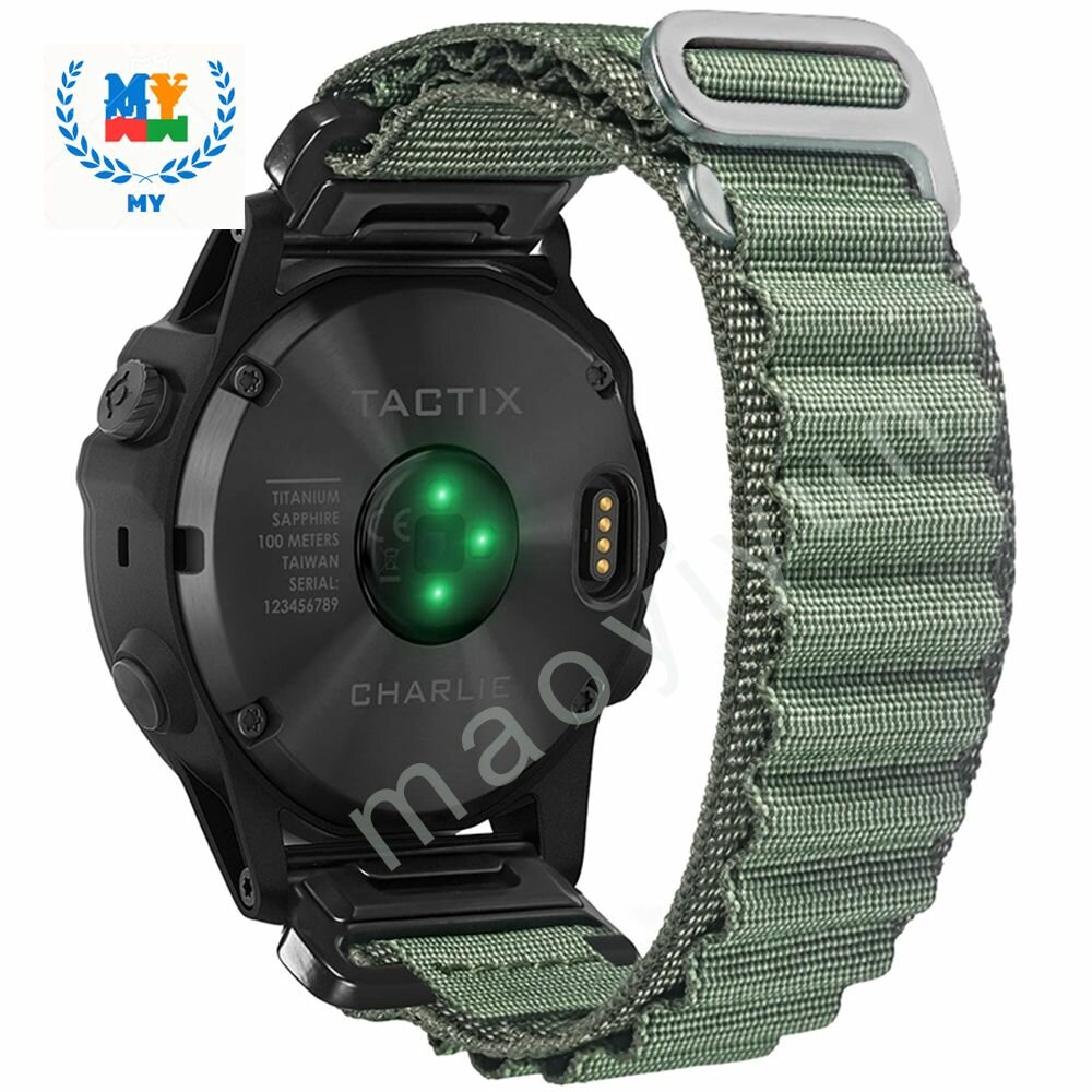 22 мм нейлоновый ремешок для часов Garmin Fenix 6 Pro/7 Pro/EPIX 2, сменные ремешки Sprot для Fenix 5/Forerunner 965/945/955