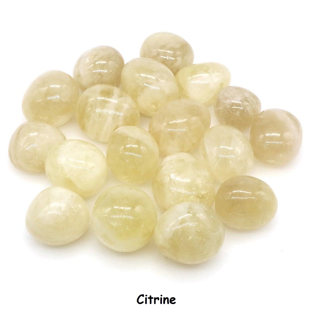 Натуральные хризоколла, tumbled stones 50g, Citrine