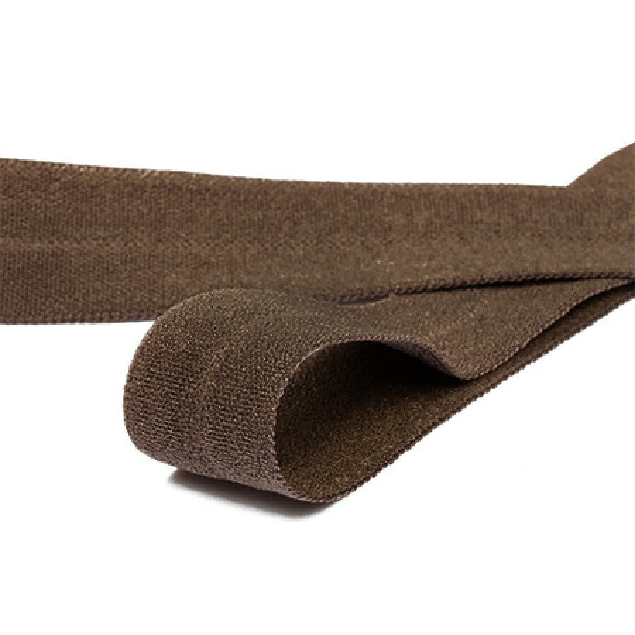 Резинка TBY бельевая (окантовочная матовая) 15мм ROM.15304 цв. F304 шоколадно-коричневый уп.50 м
