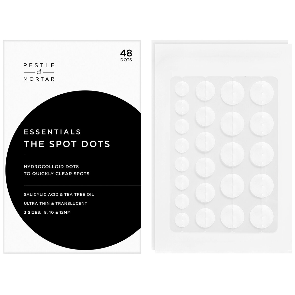 Патчи для проблемной кожи Pestle & Mortar Essentials The Spot Dots, 48 шт