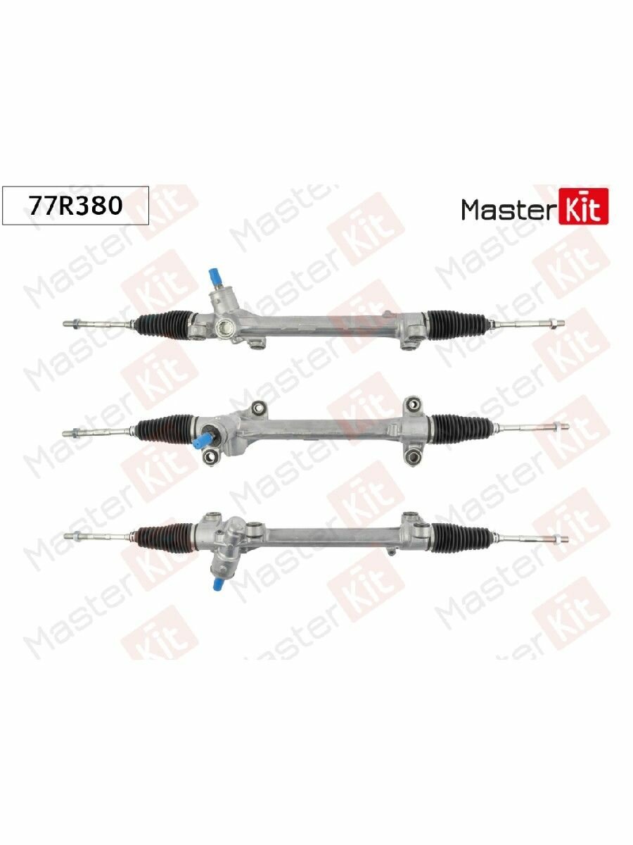 Рейка рулевая MasterKit 77R380, для TOYOTA COROLLA, металл, черная