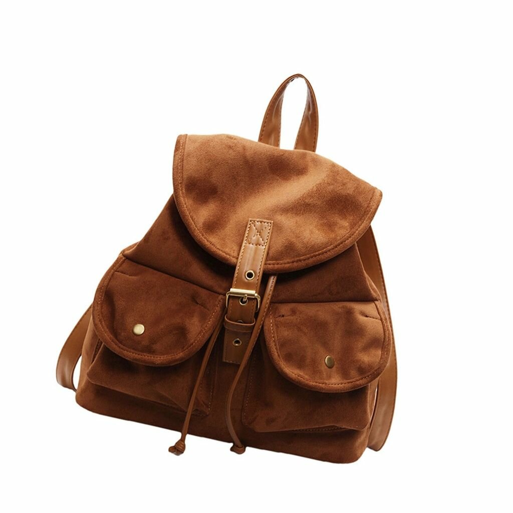 Рюкзак, Кэжуальный корейский рюкзак в японском стиле - коричневый, один