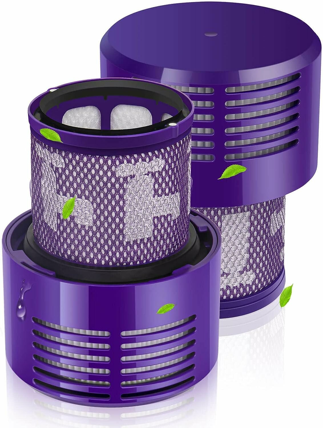 Замена 2-х комплектных фильтров V10 серии Dyson Cyclone, Cyclone V10 Absolute, Cyclone V10 Animal, Cyclone V10 Motorhead, Cyclone V10 Total Clean, SV12, заменяет деталь № 969082-01