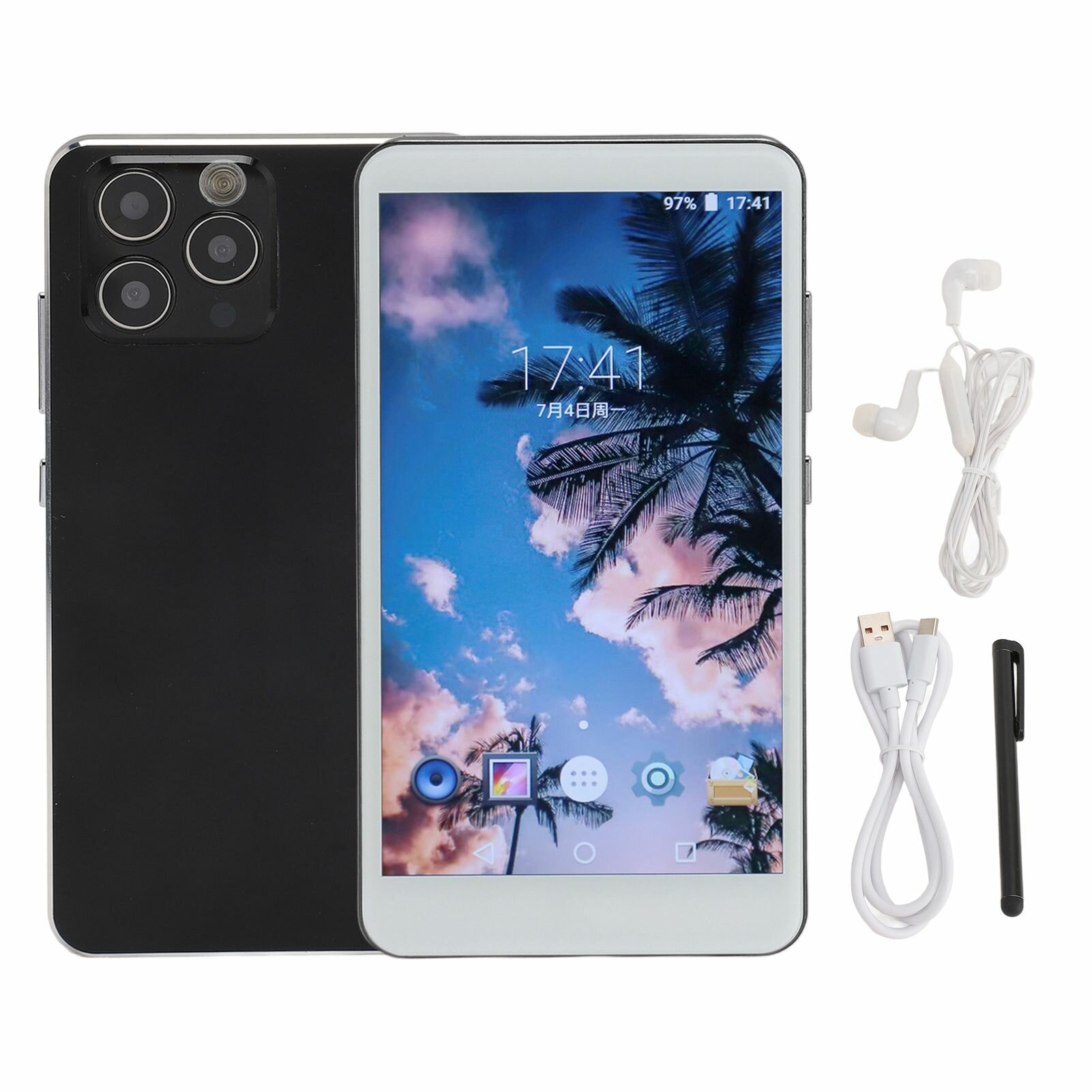 MP4-плеер 5" HD, 8-ядерный MTK, Bluetooth 5.0, Wi-Fi, Hi-Fi, шумоподавление, 2200 мАч, 8 МП камера