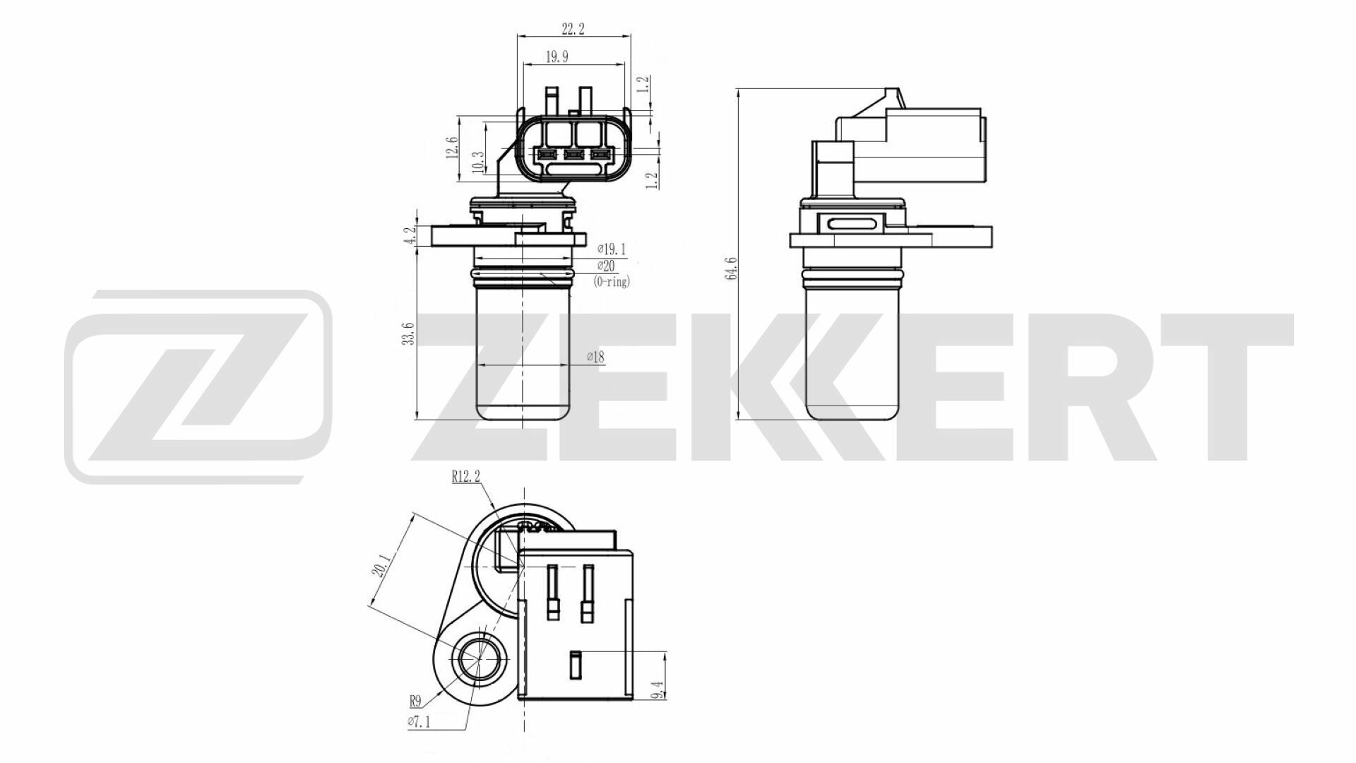 Датчик положения распредвала Chrysler Voyager IV 03-, Sebring 02-, PT Cruiser 03-