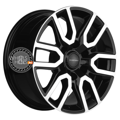 Khomen Wheels KHW1723 (Tank 300) 17x8 6x139.7 et36 dia100.1 Black-FP