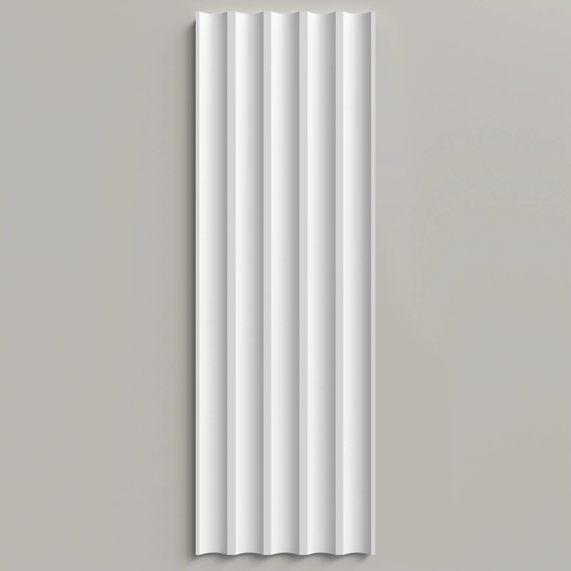 Стеновая панель Декор Дизайн DD902,130x10x2000мм, под покраску, 1 шт