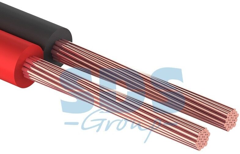 Кабель акустический на катушке Rexant 01-6108-3-20 швпм 2х2.50 мм2 (красно-черный) (20 метров), катушка