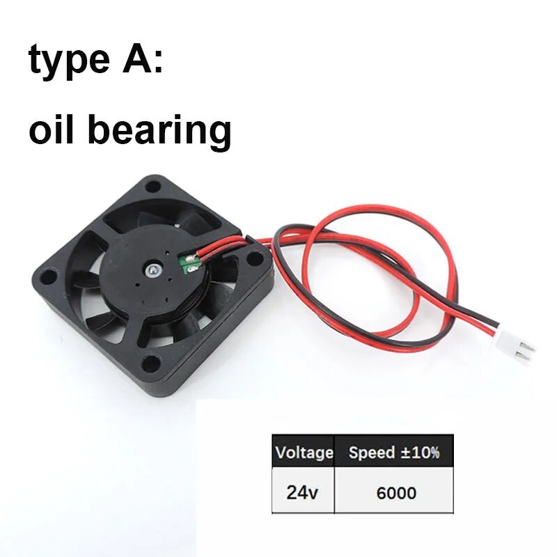 Гаккаки вентилятор 4010 для 3D-принтера type A 24v