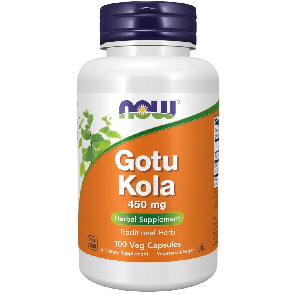 Now Готу Кола 450 мг / Gotu Kola 450 mg капсулы массой 580 мг 100 шт