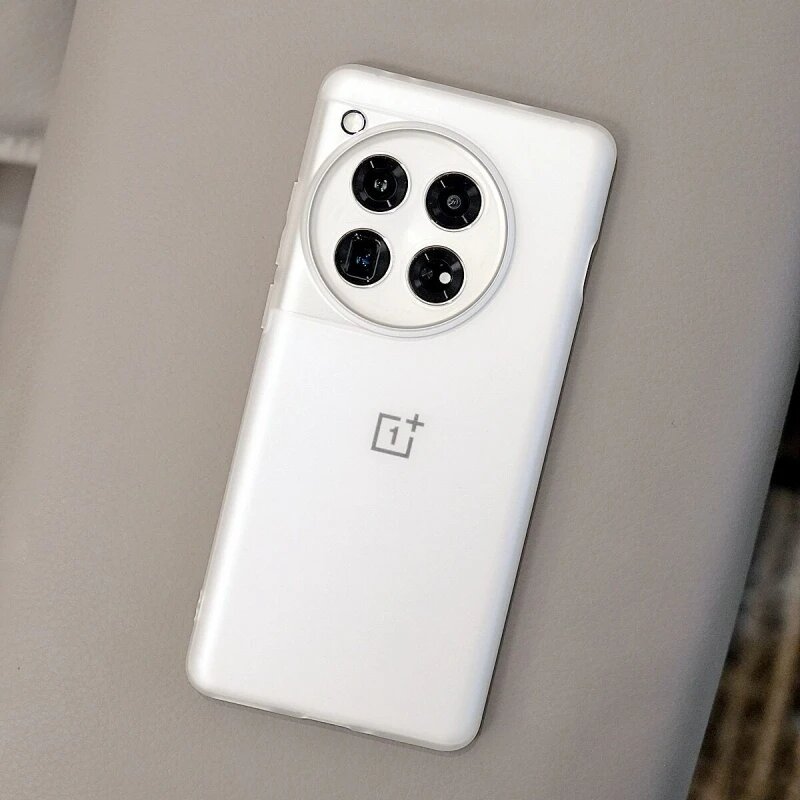 Простой чехол для OnePlus 12 чехол, Матовый Прозрачный мягкий силиконовый чехол из ТПУ для One Plus 12 чехол, тонкий защитный чехол-бампер