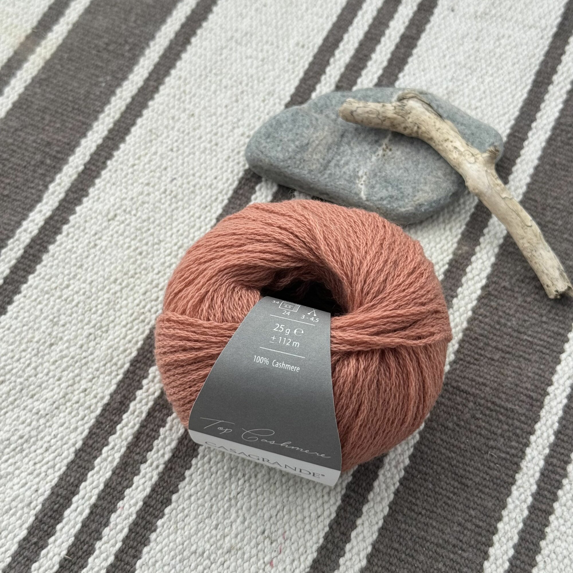 Пряжа для вязания Casagrande Top Cashmere (19.006) 3 мотка по 25 г/112 м
