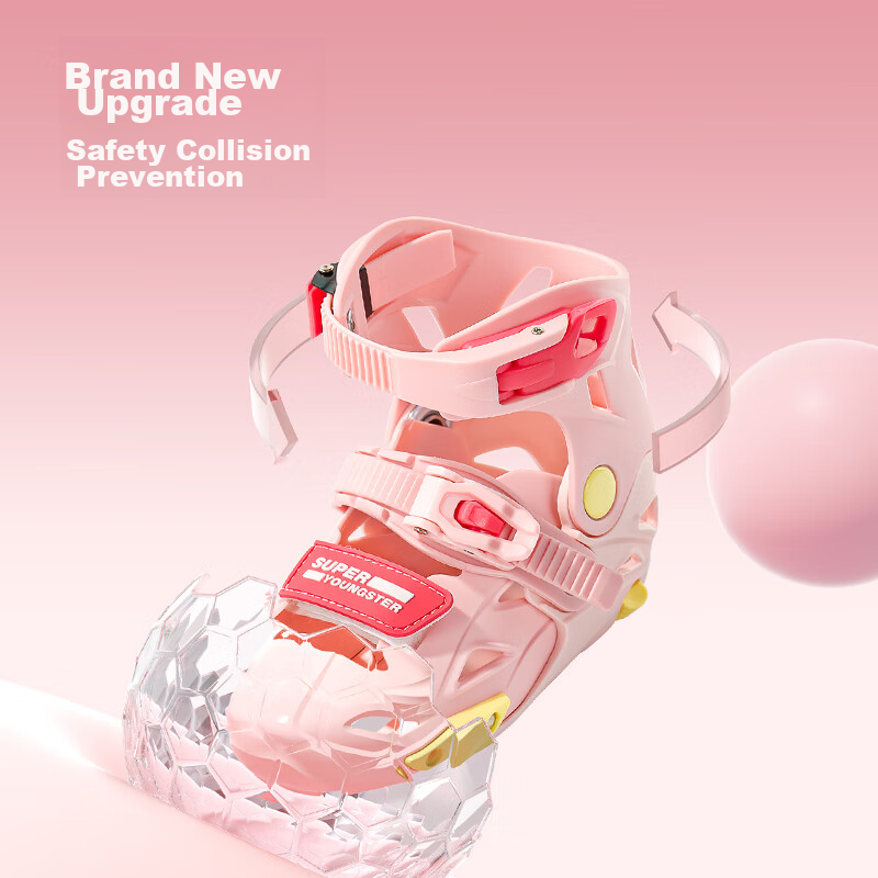 Xiaozhuangyuan Pinghua Roller Skates for Children, Professional Inline Skates for Boys And Girls, Roller Skates [Suitable for Primary And Secondary School Roller Skating Classes], Blue, Size S