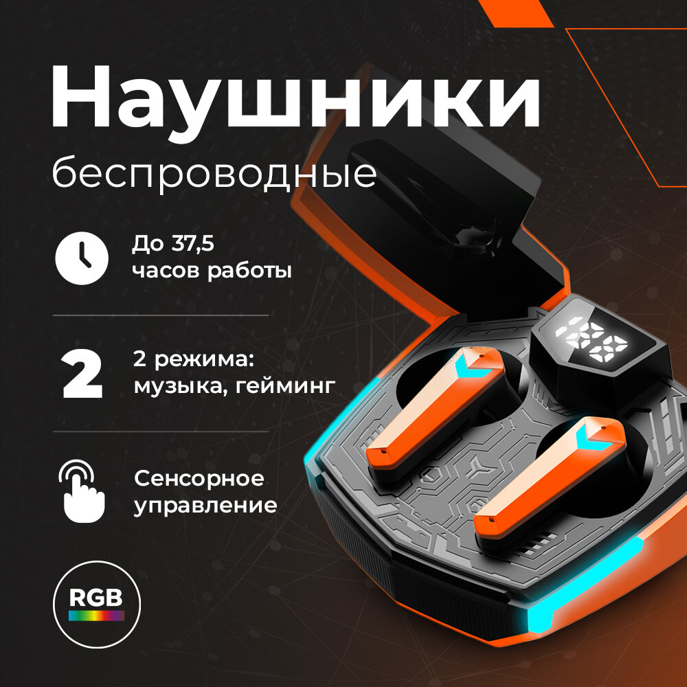Беспроводные игровые наушники Canyon GTWS-2 Doublebee (CND-GTWS2O)
