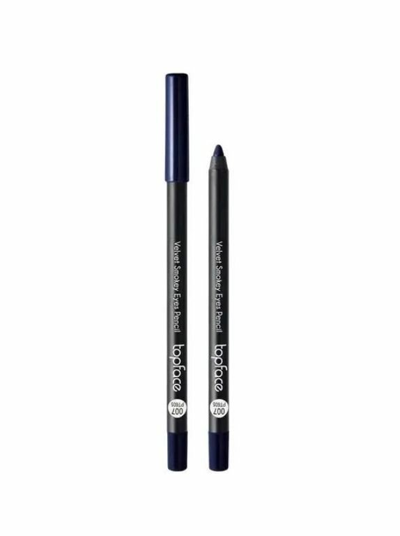 Topface Карандаш для глаз РТ605 Velvet Smokey Eyes Pencil, тон 007 синий
