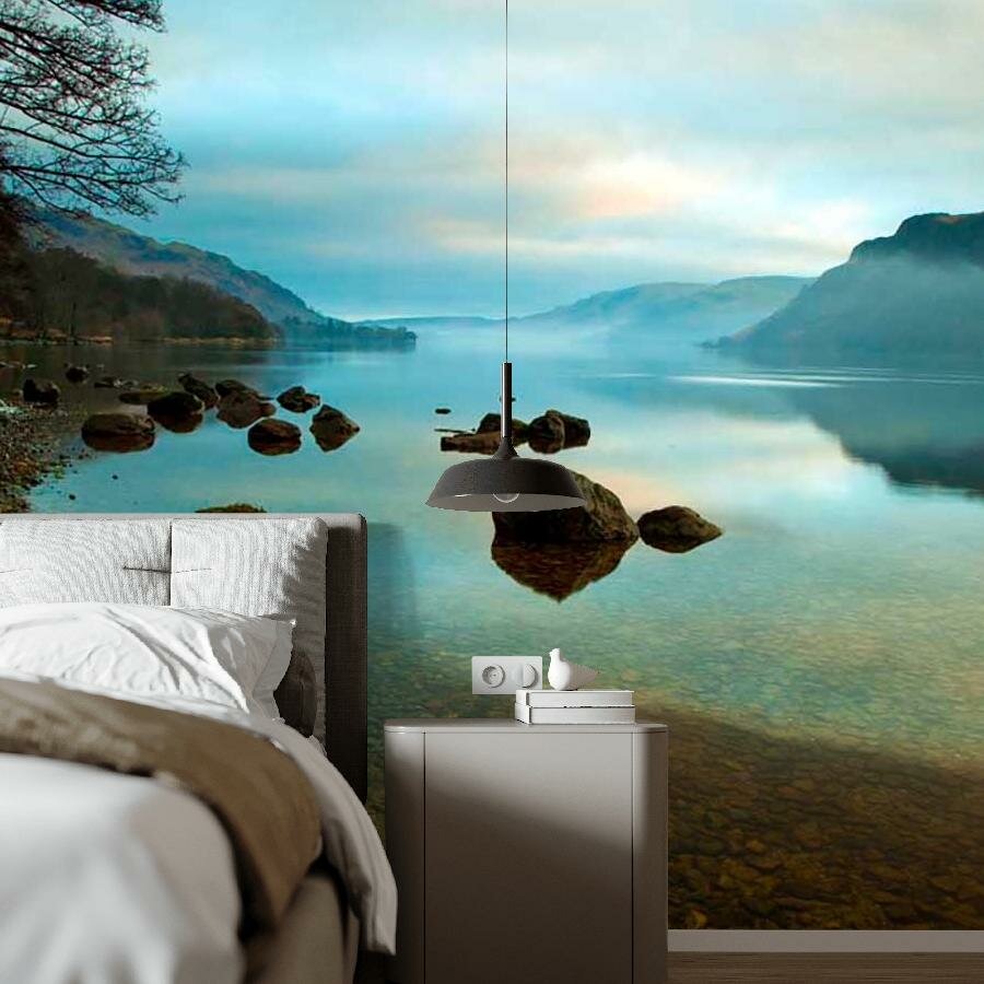 Фотообои Англия обворожительная 9-584-S-Флок 270 x 200 см (ВхШ) Бесшовные, флизелиновые, влагостойкие обои MasterFresok