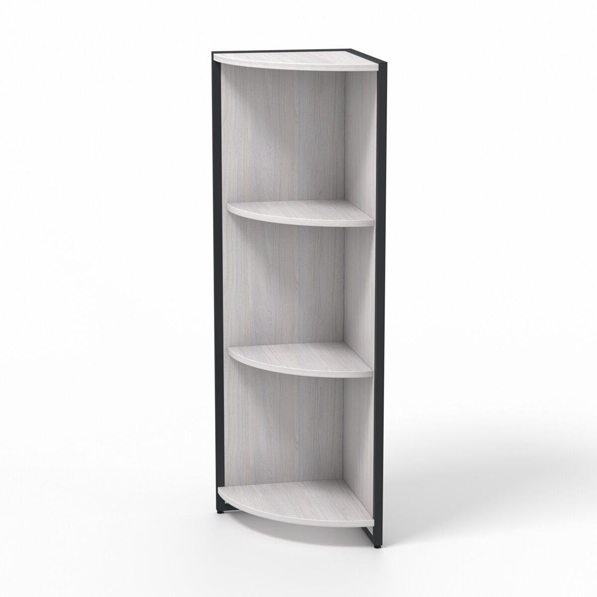 Угловой офисный стеллаж "Вектор" СР-22 "стронг" в стиле лофт, Ясень Анкор светлый - U31104