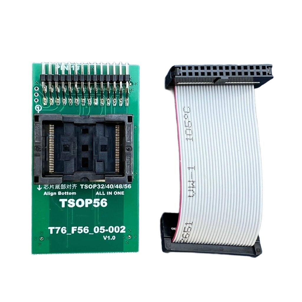 TSOP32/40/48/56 ZIF Adapter (T76_F56_05-002 V1.0) for T76 Programmer for Chip Programming Easy Integration