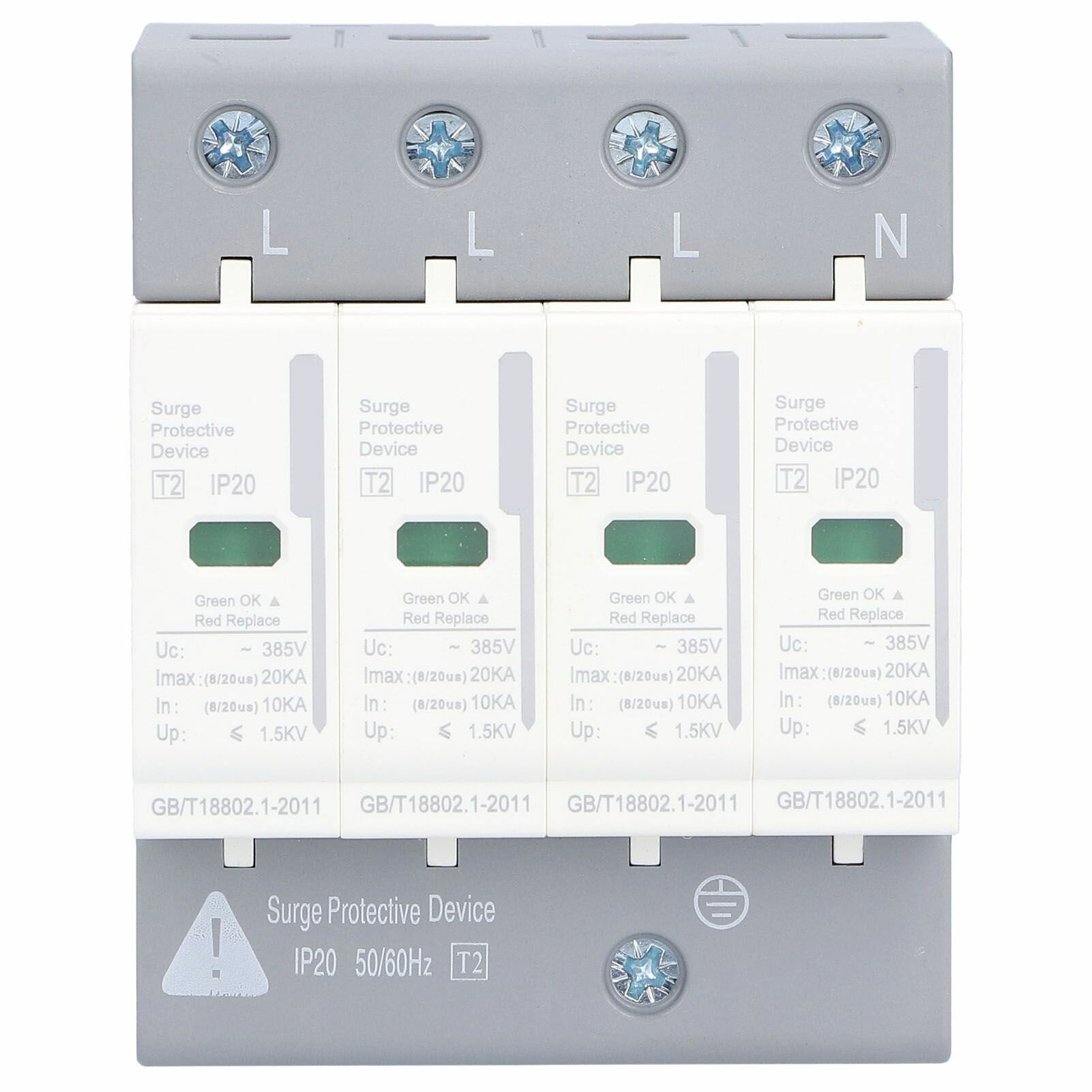 Модуль защиты от молний для домашнего использования BERM 4P20KA BEM LY20