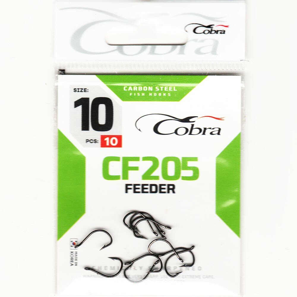 Крючки Cobra FEEDER UNIVERSAL CF205 #010 (уп. 10 шт.)