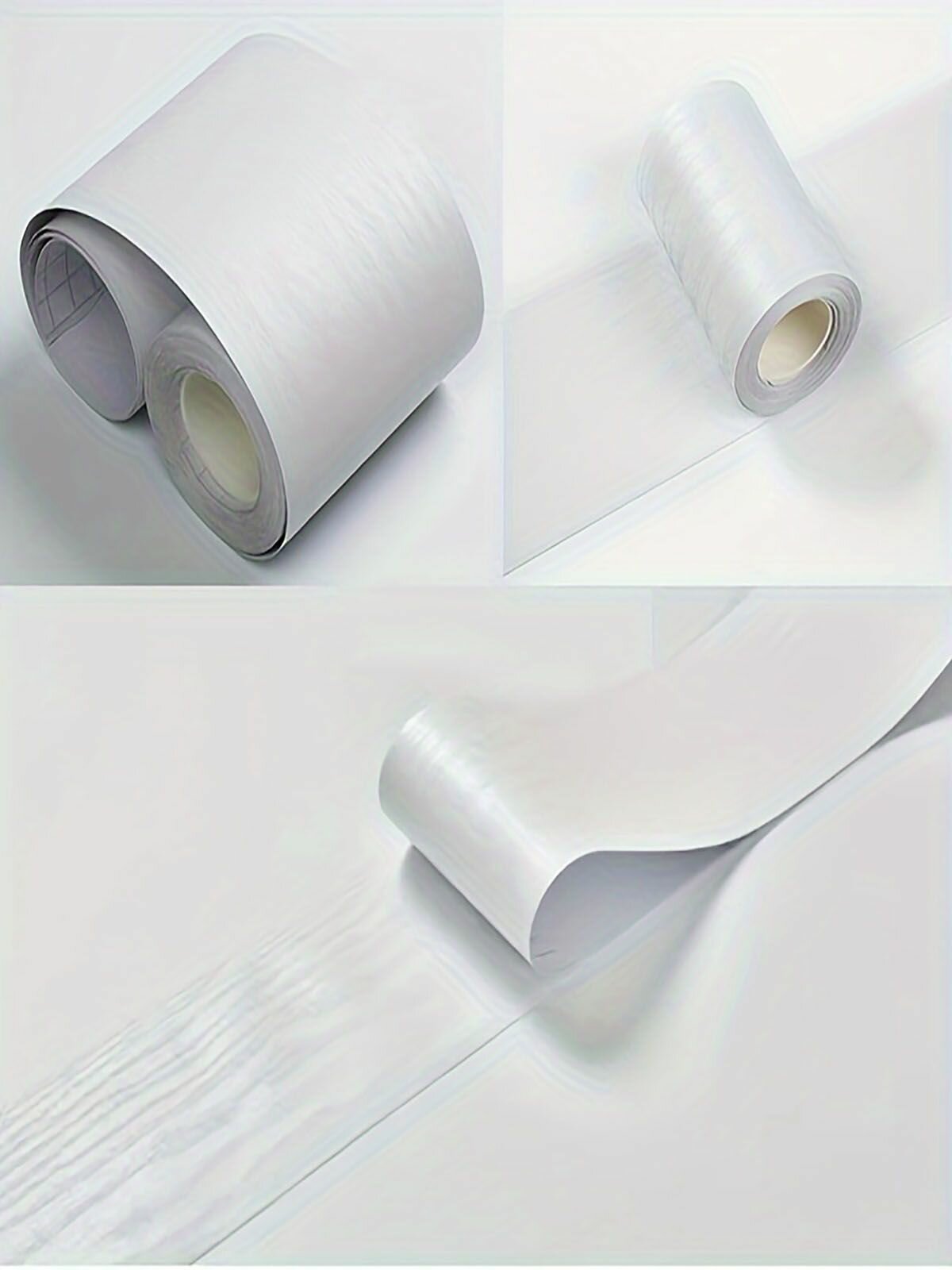 5m Водонепроницаемая наклейка с имитацией дерева, белая, с утолщенной текстурой древесины