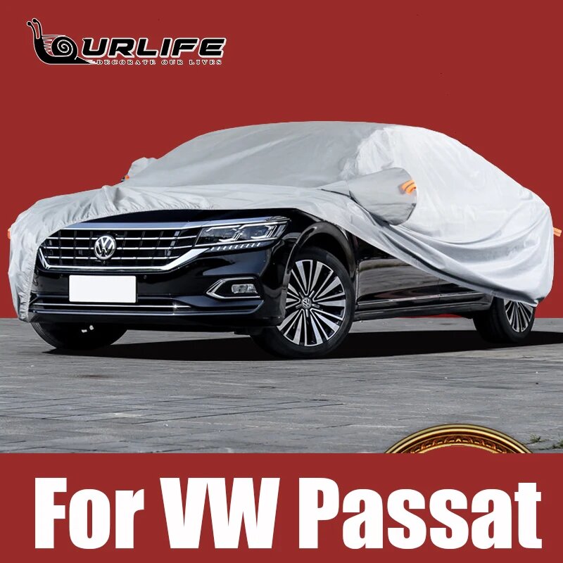 Полные автомобильные чехлы для VW Volkswagen Passat B6 B7 B8, уличная защита от снега, Солнцезащитный Пылезащитный Водонепроницаемый чехол из ткани Оксфорд, аксессуары