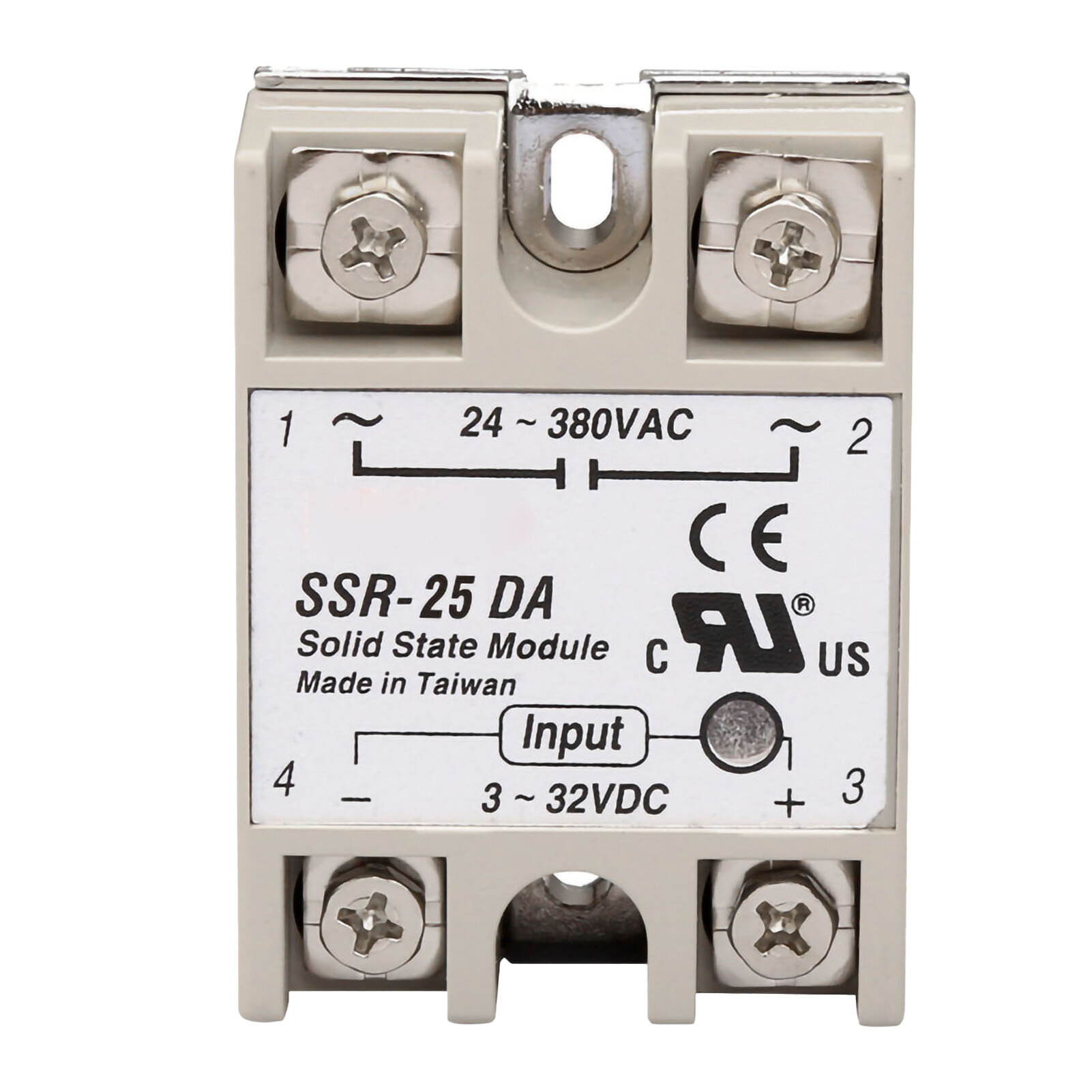 Твердотельное реле SSR 25DA однофазное малошумное без искр