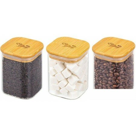 Набор емкостей Elan Gallery Crystal glass 360094