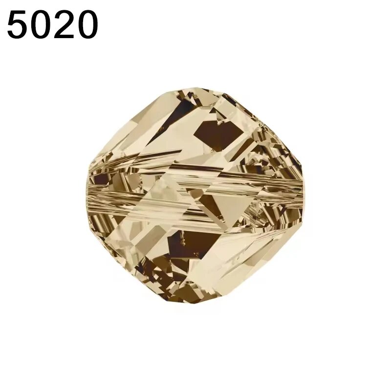 Спиральные бусины из кристаллов, Австрия 8mm (4 piece), Crystal 001 GSHA