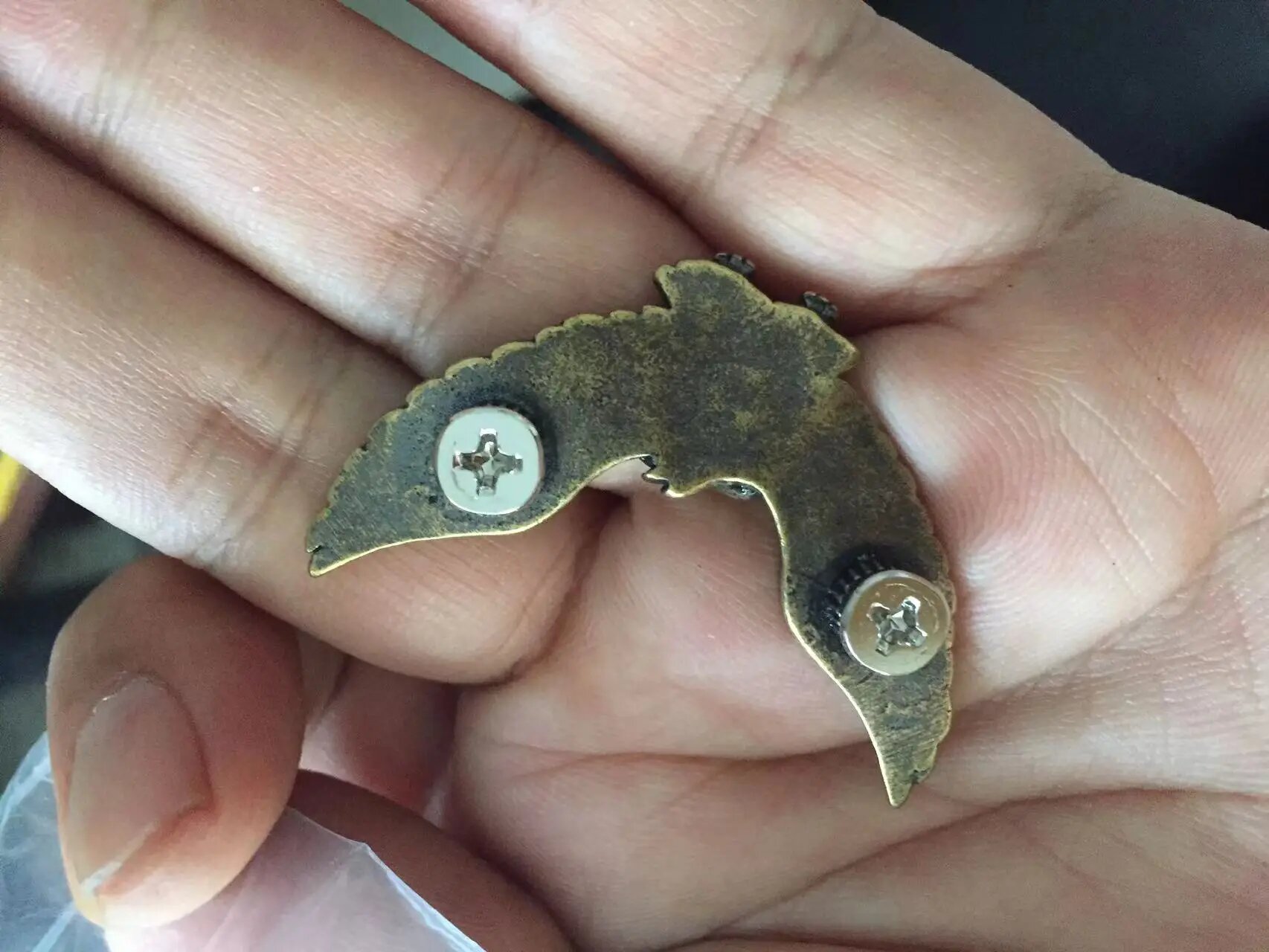 Чистая латунь, летающий орел, винт, заклепка, кнопка, сделай сам, кожаная сумка, кошелек, цепочки для одежды, декоративный панк, винтажный разъем для пряжки ремня