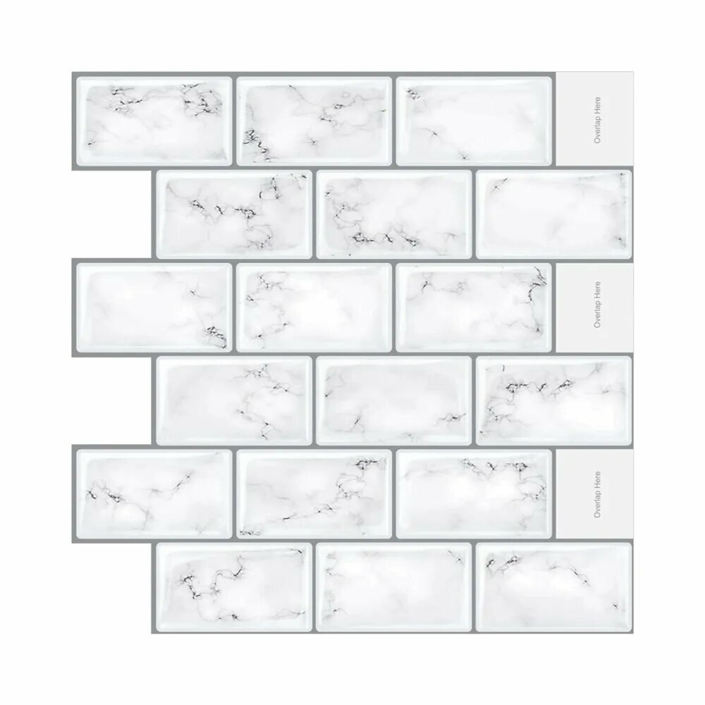 Стеновые панели PEEL and STICK, самоклеящиеся, экологически чистые, 5шт