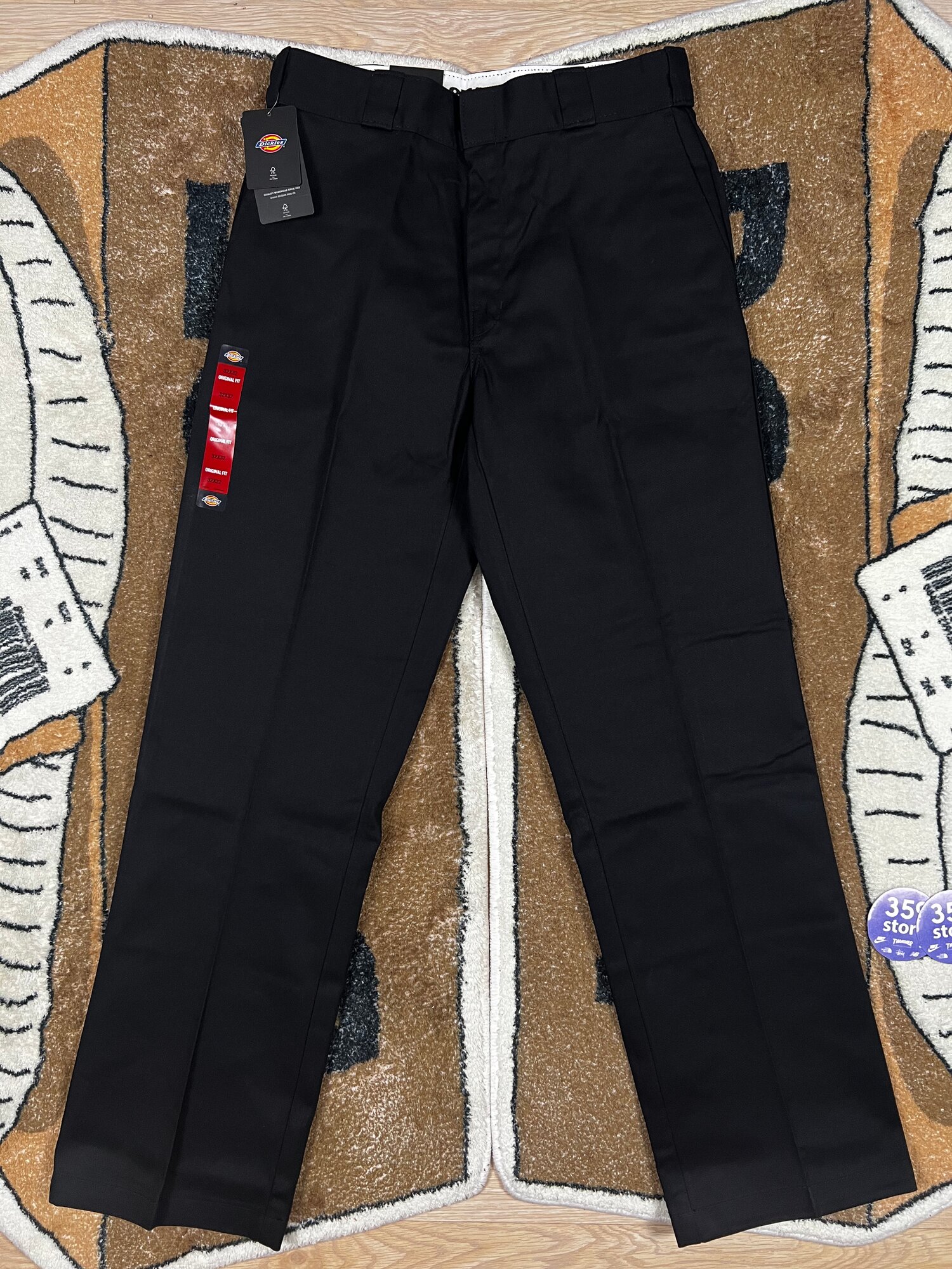 Брюки трубы DICKIES 874 WORK PANTS BLACK