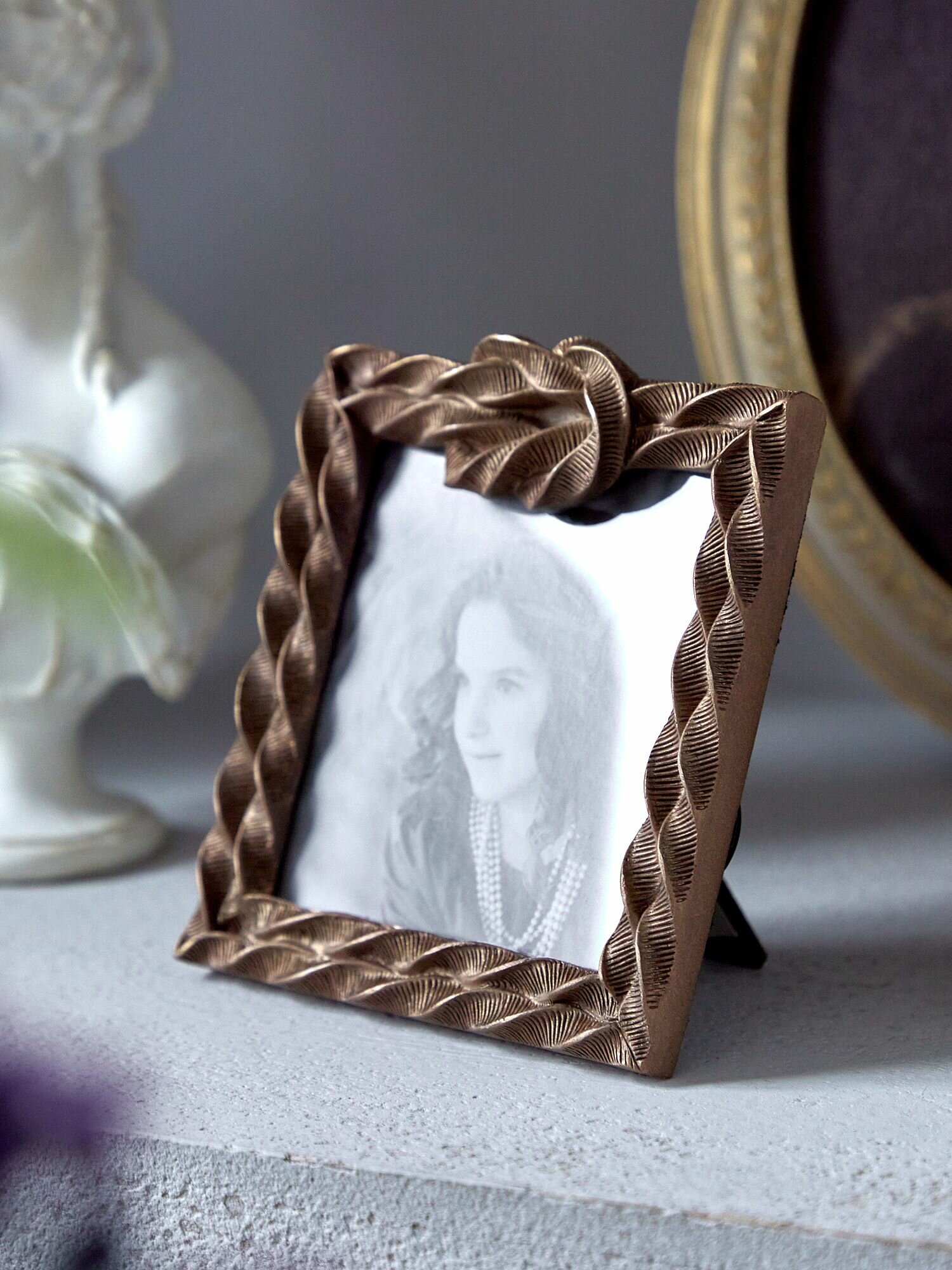 Фоторамка Glasar B5518, настольная, прямоугольная, 13x3x14 см